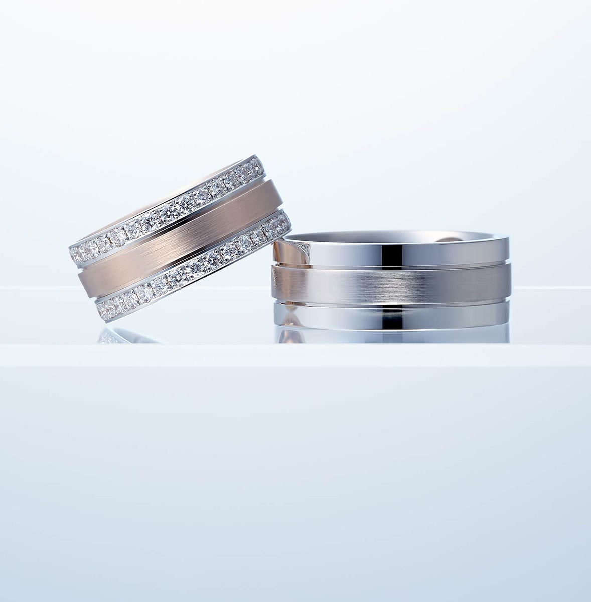 RESONANCE #YF06 #YW130 | Wedding Rings | NIWAKA Online Store